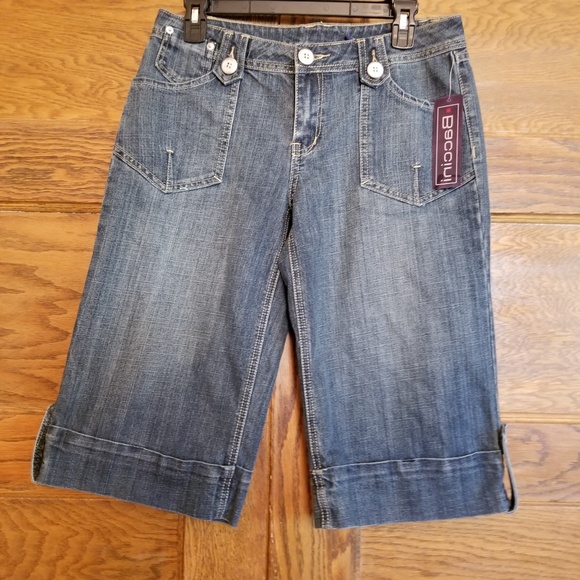 Baccini | Shorts | Bogo Womens Blue Jean Shorts Bermuda Style | Poshmark